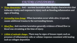 LACERATION INJURY | PPT | PPTX