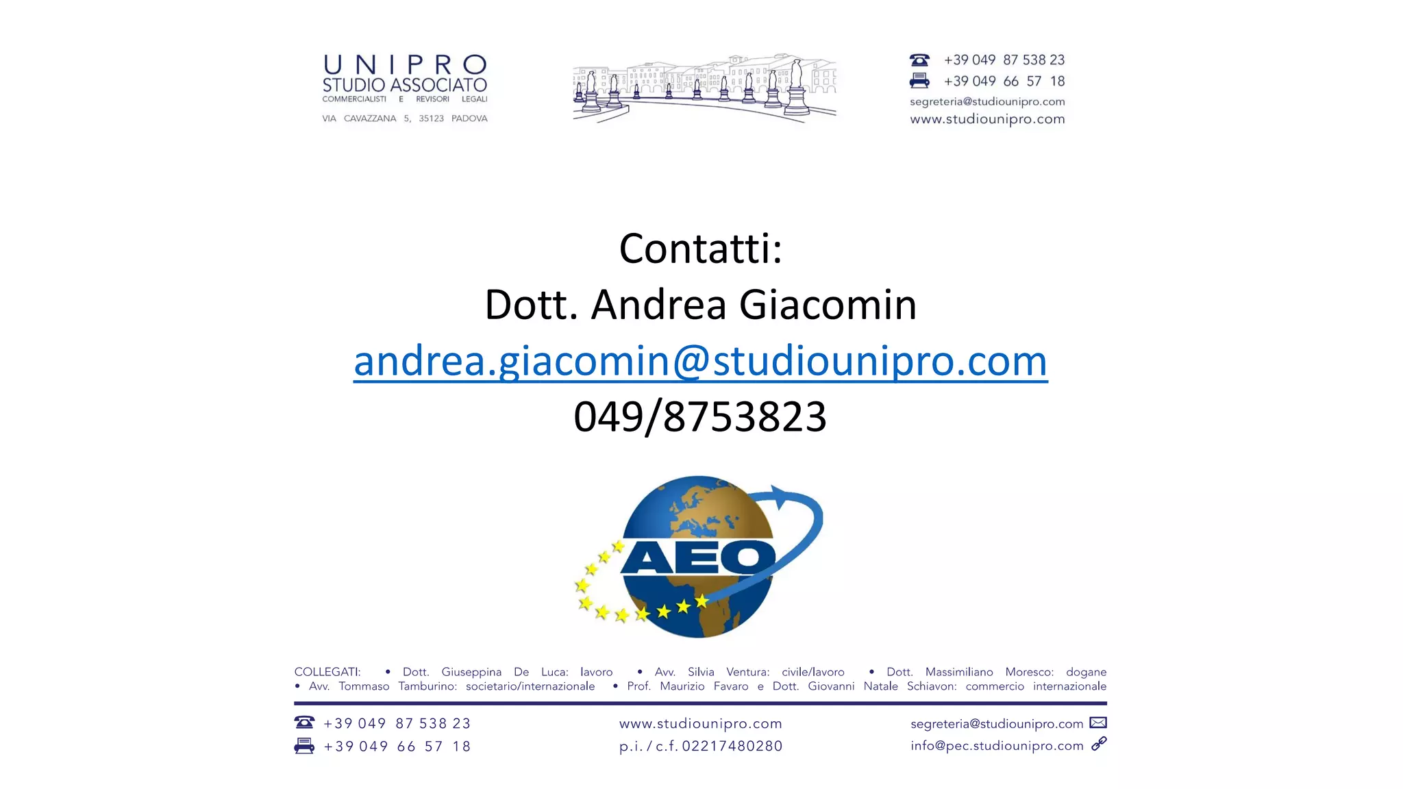 La certificazione AEO | PDF