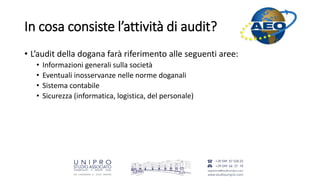 La certificazione AEO | PDF