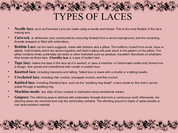 Laces