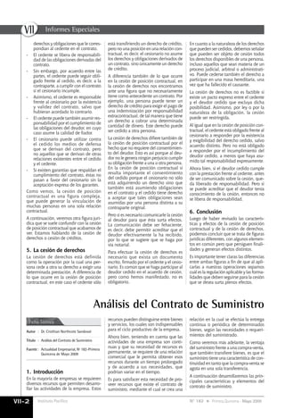 La cesión de posición contractual y sus principales efectos | PDF