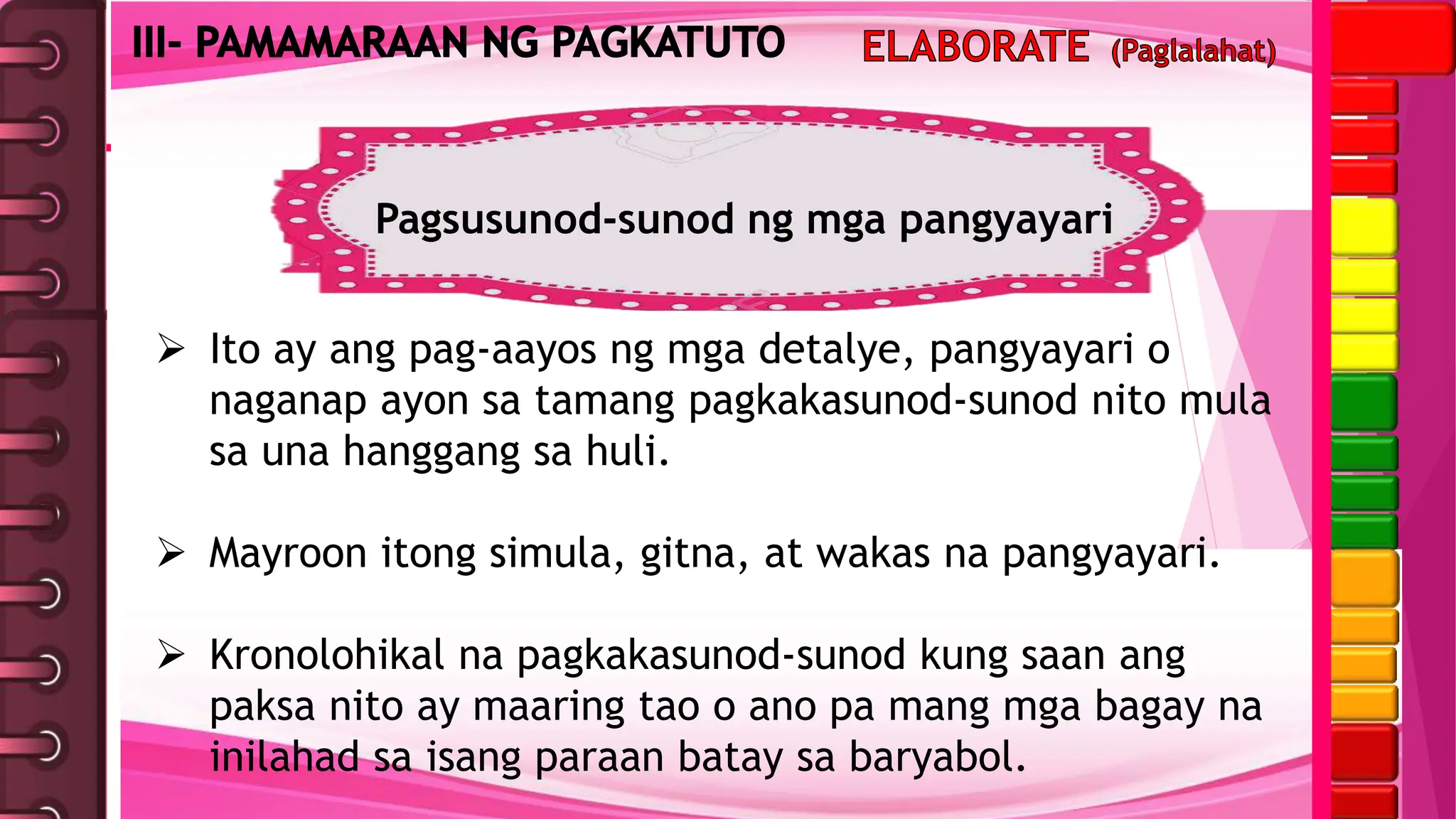 LAC Filipino 5 -Pagkasunud-sunod ng mga Pangyayari - Copy.pptx