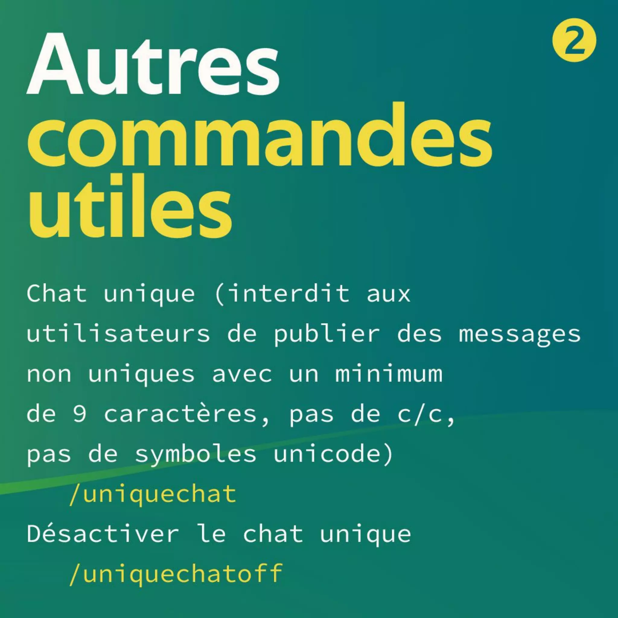 La Cheat Sheet Twitch d'Atchik | PDF