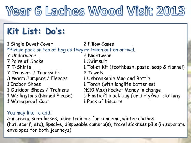Laches Wood - Parents Presentation | PPSX