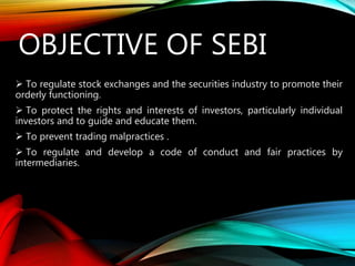 Security Exchange Board Of India(SEBI) | PPTX