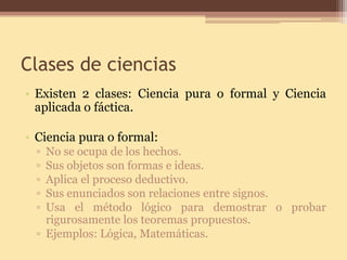 Clase De Ciencias