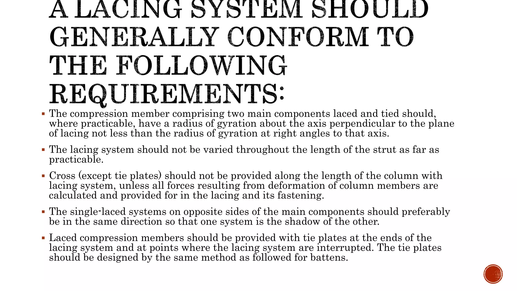 Lacing, battening | PPTX