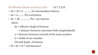 Lacing, battening | PPTX