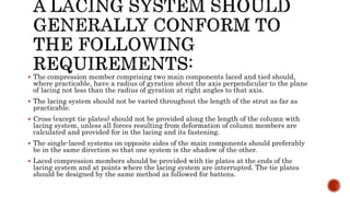Lacing, battening | PPTX
