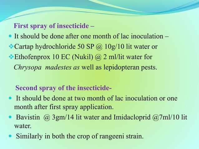 Lac insect, it's natural enemies and their management | PPTX ...