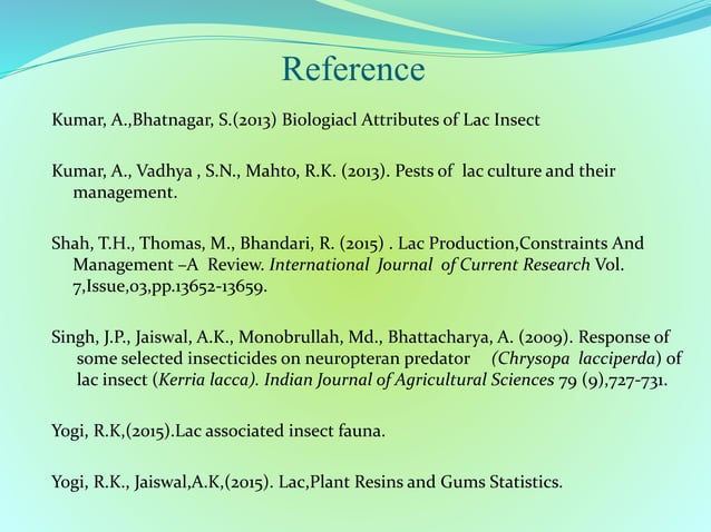 Lac insect, it's natural enemies and their management | PPTX ...