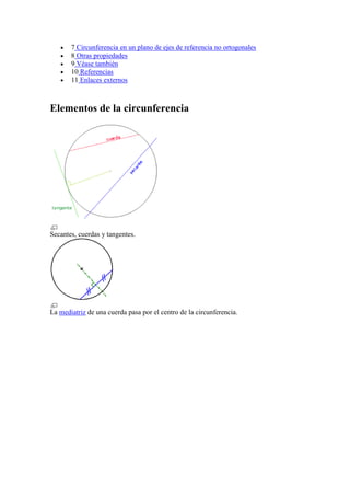 La circunferencia es una línea curva | DOCX