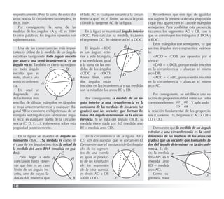 La Circunferencia y el Círculo | PDF