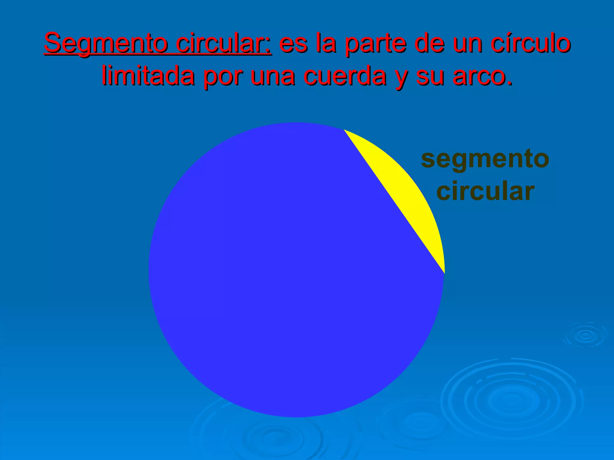 La circunferencia y el círculo