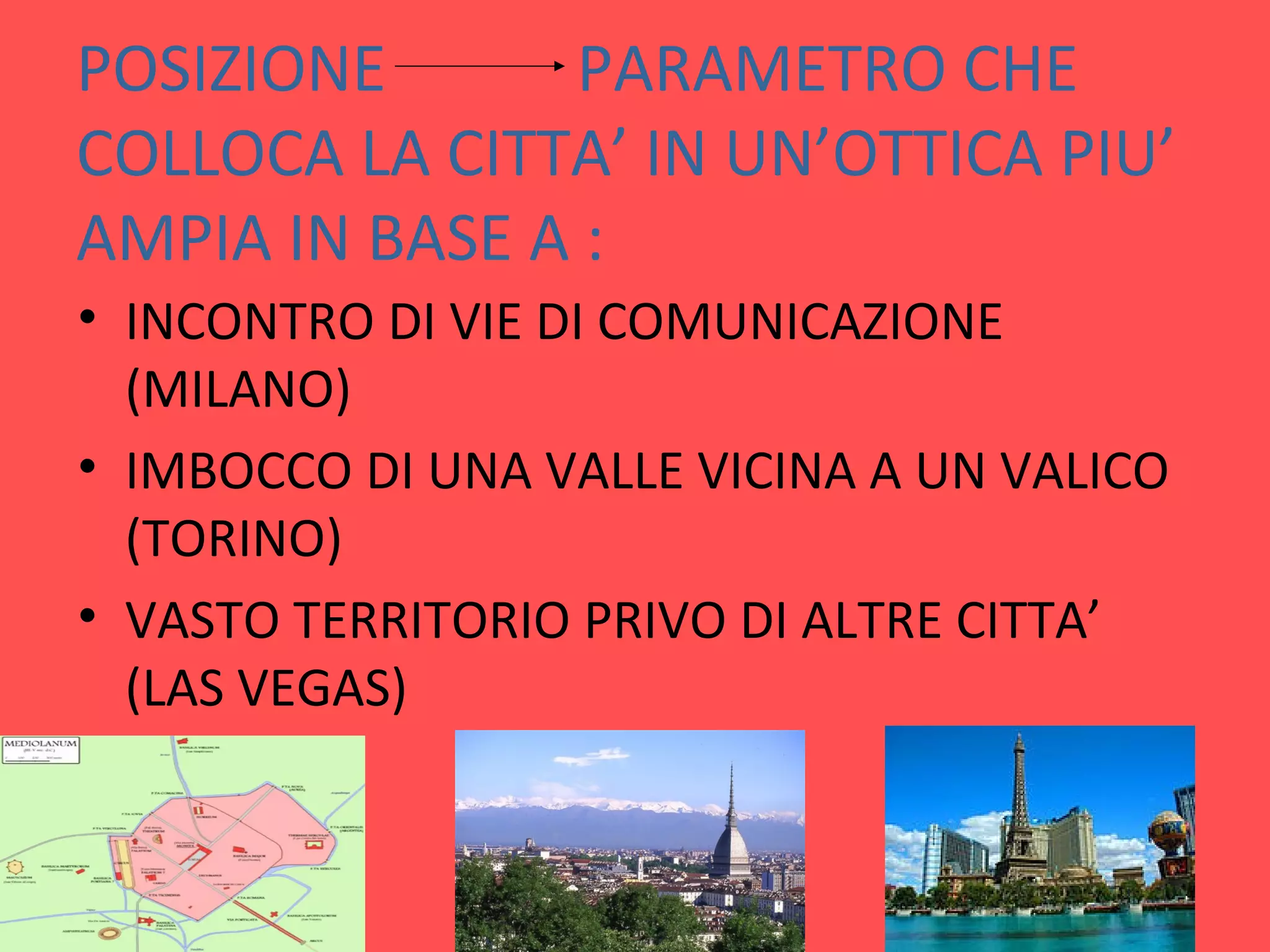 La città - didattica differenziata | PPT