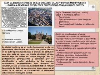 La Ciudad Medieval Occidental, Clase de Historia y Teoria de la ...
