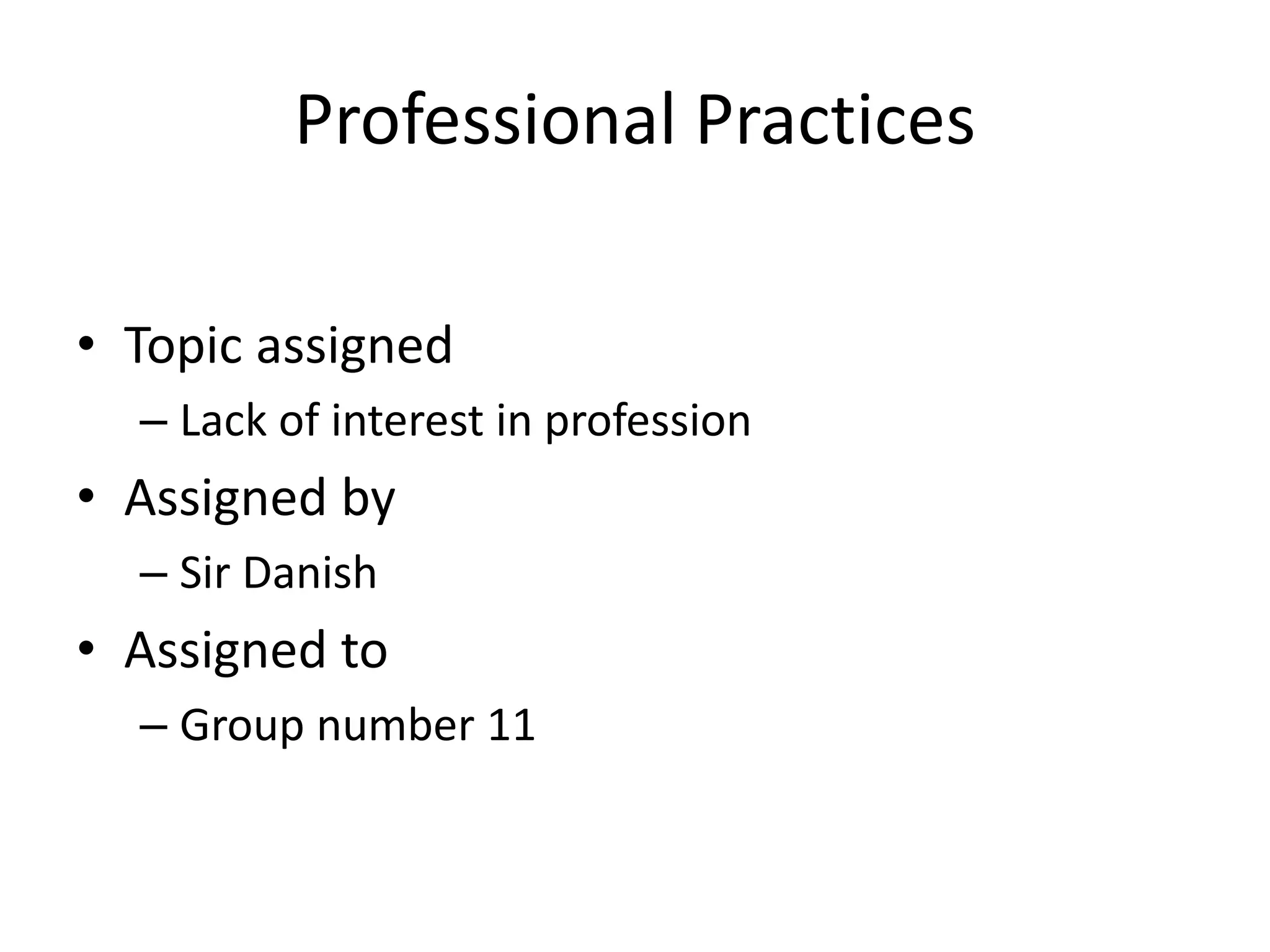 Lack of-interest-in-profession | PPTX | Resume Writing and Advice | Job ...