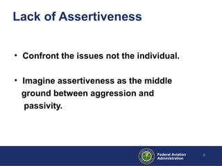 Airworthiness: Human Factors and the Lack of assertiveness | PPT