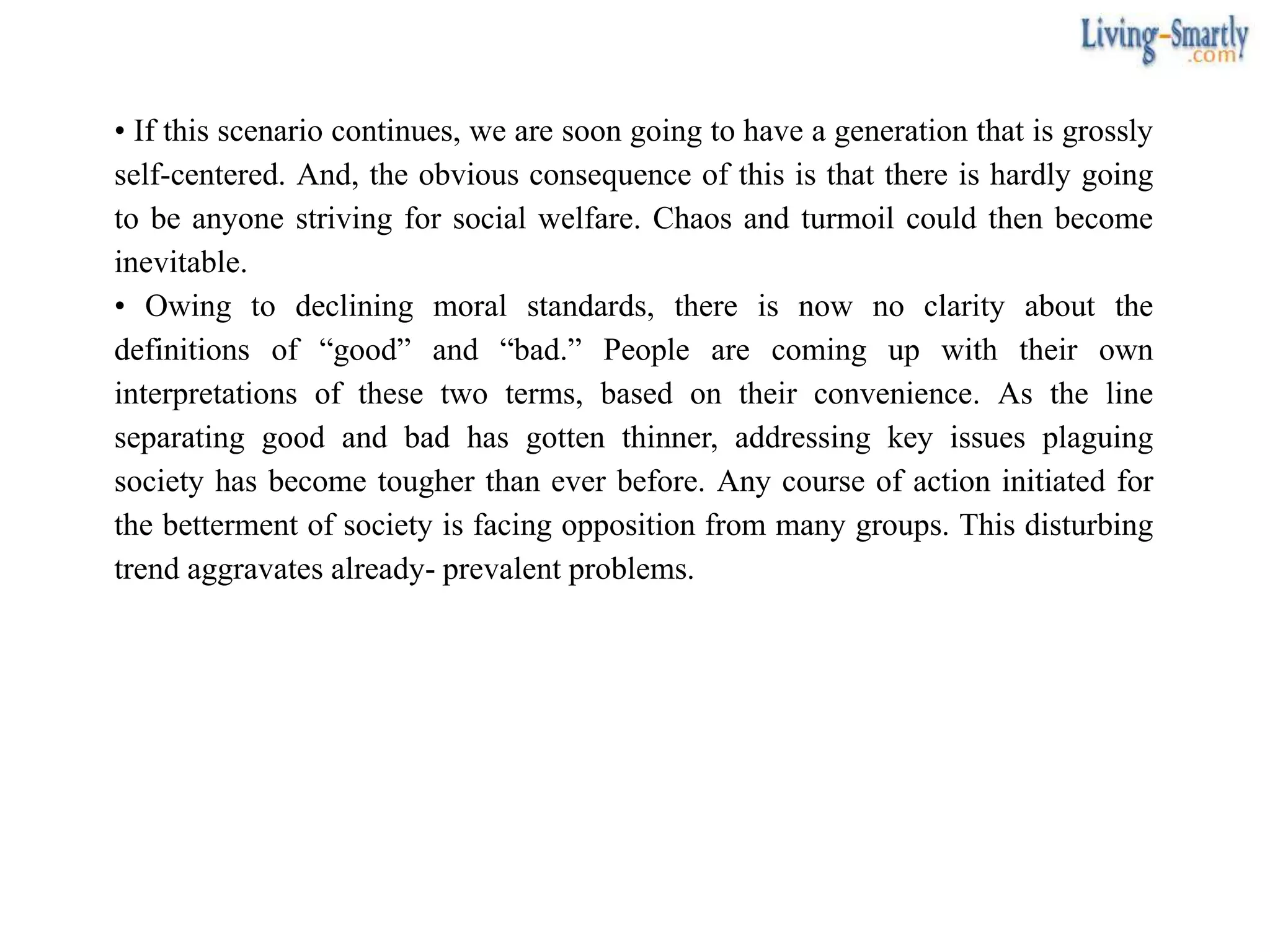 Lack of Ethical Standards in Society – Root Cause of Many Issues | PPTX