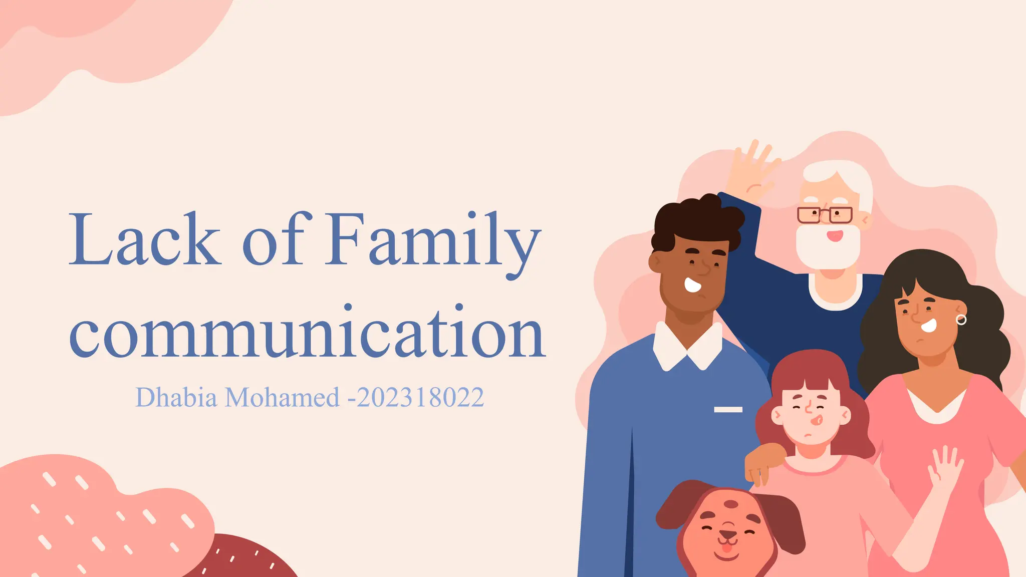 Lack of family communication - Dhabia Mohamed.pptx