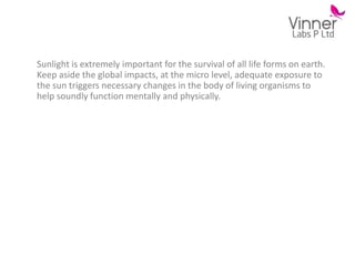 Lack Of Sun Exposure And Health Issues | PPTX