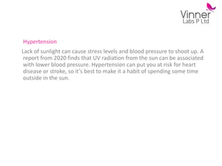 Lack Of Sun Exposure And Health Issues | PPTX