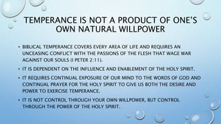 Lack of temperance | PPTX