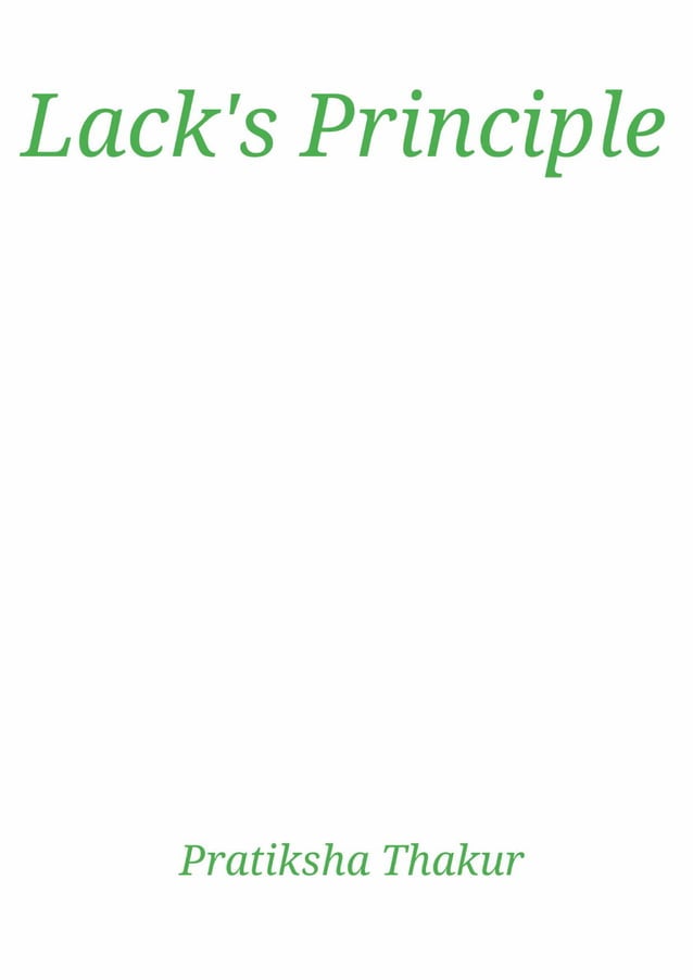 Lack's Principle | PDF