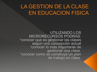 La clase escolar | PPTX
