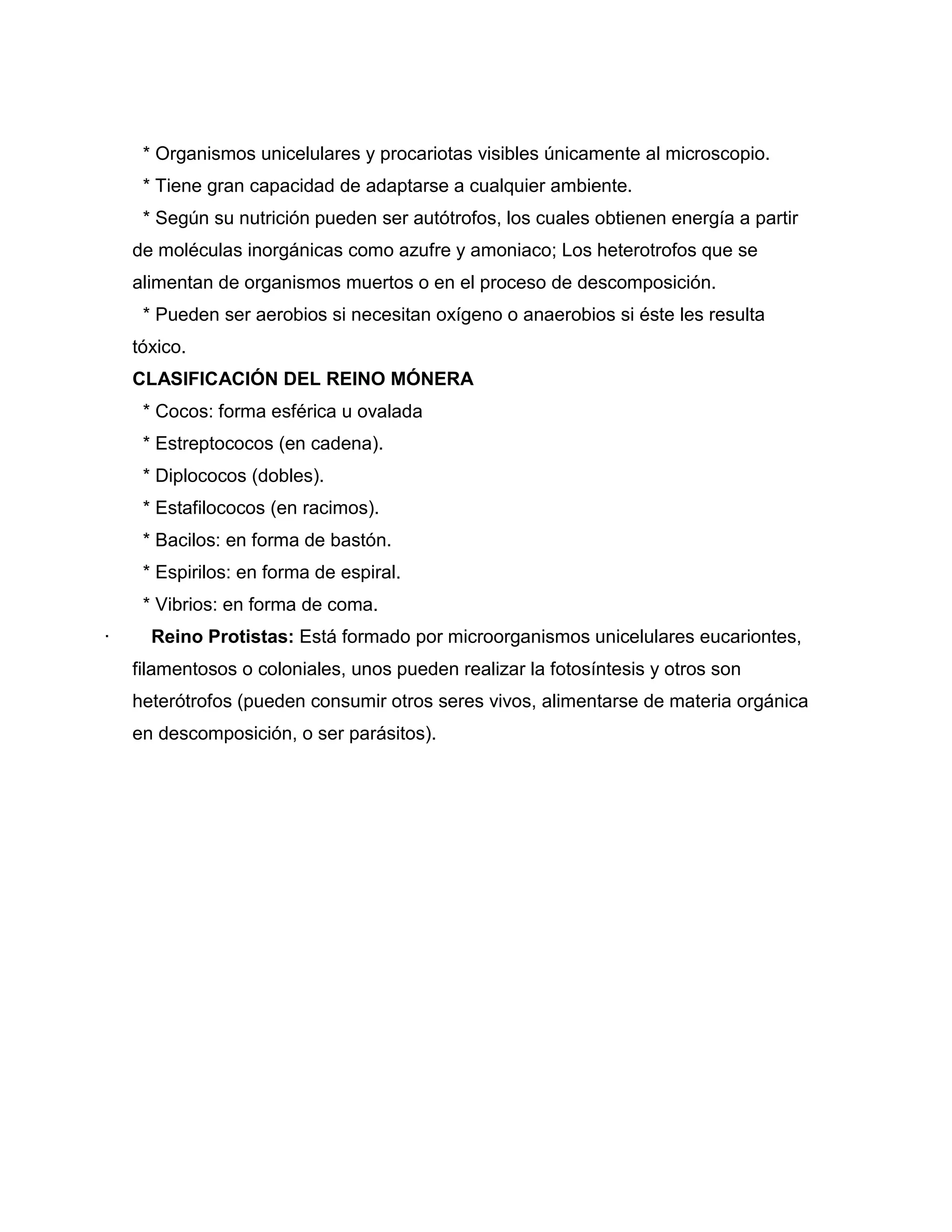 La clasificacion de los reinos | PDF