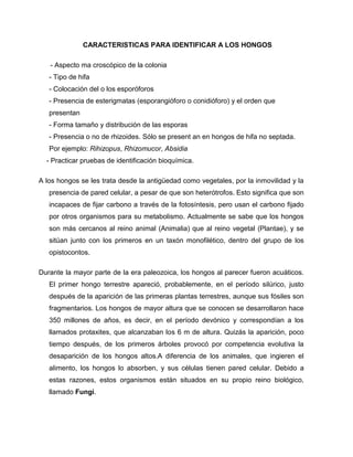 La clasificacion de los reinos | DOCX