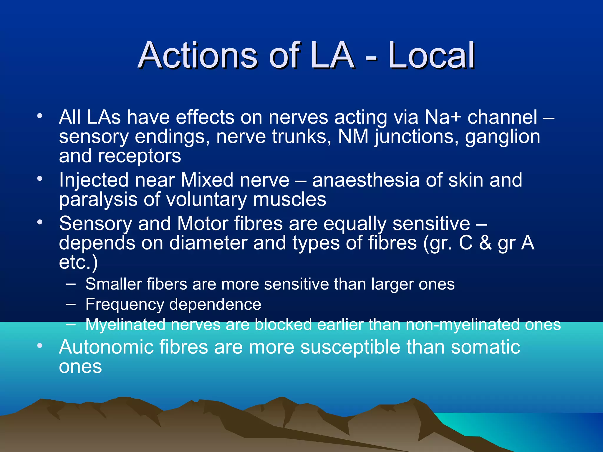 Local Anaesthetics | PPT