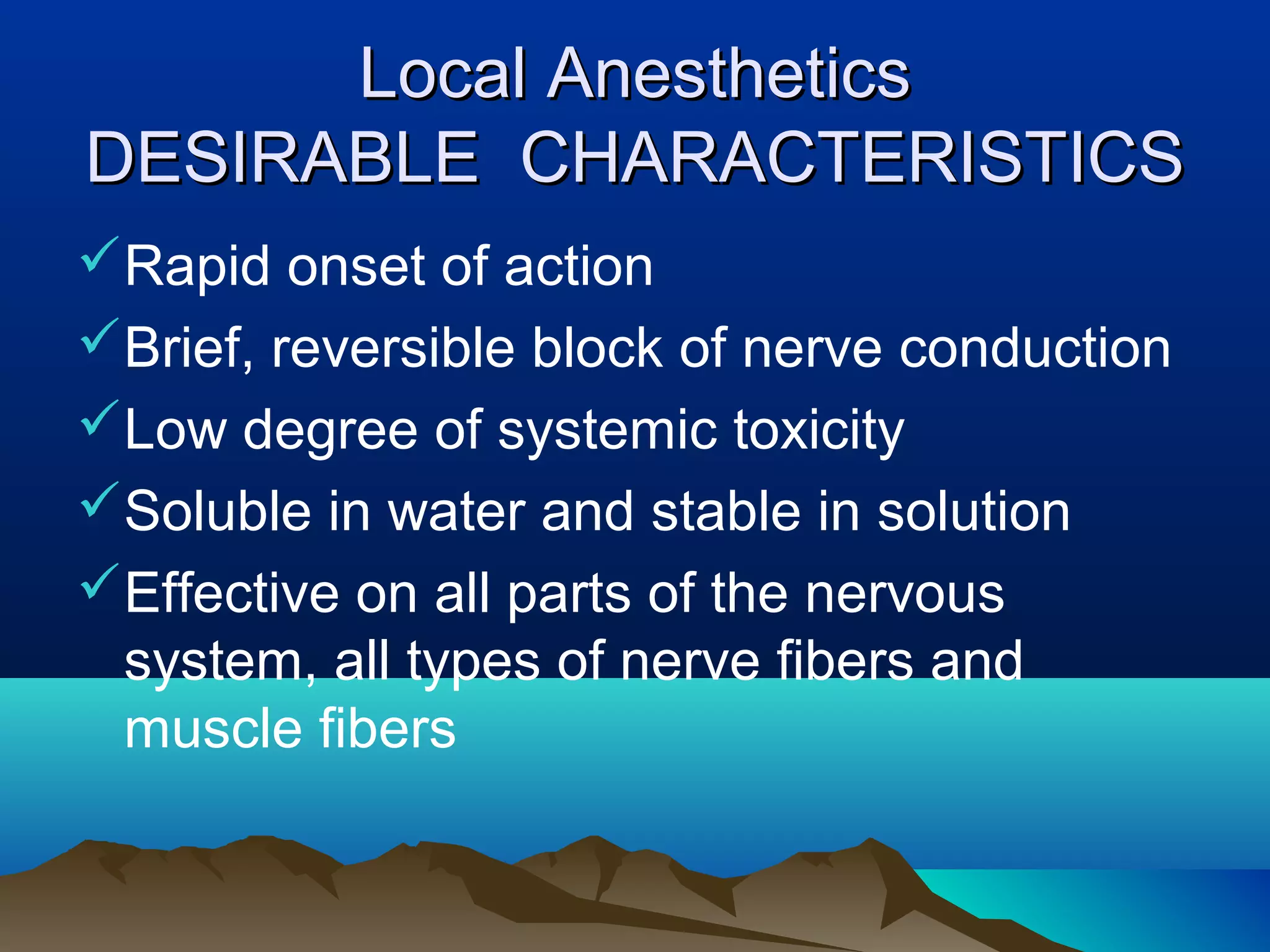 Local Anaesthetics | PPT