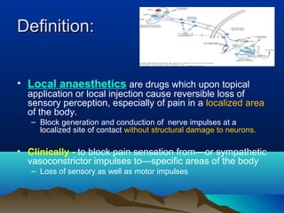 Local Anaesthetics | PPT