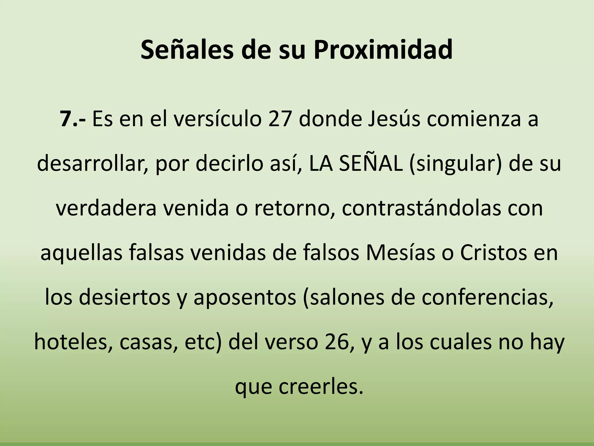 La clave de la 2da venida de cristo. Hugo Araujo | PPT