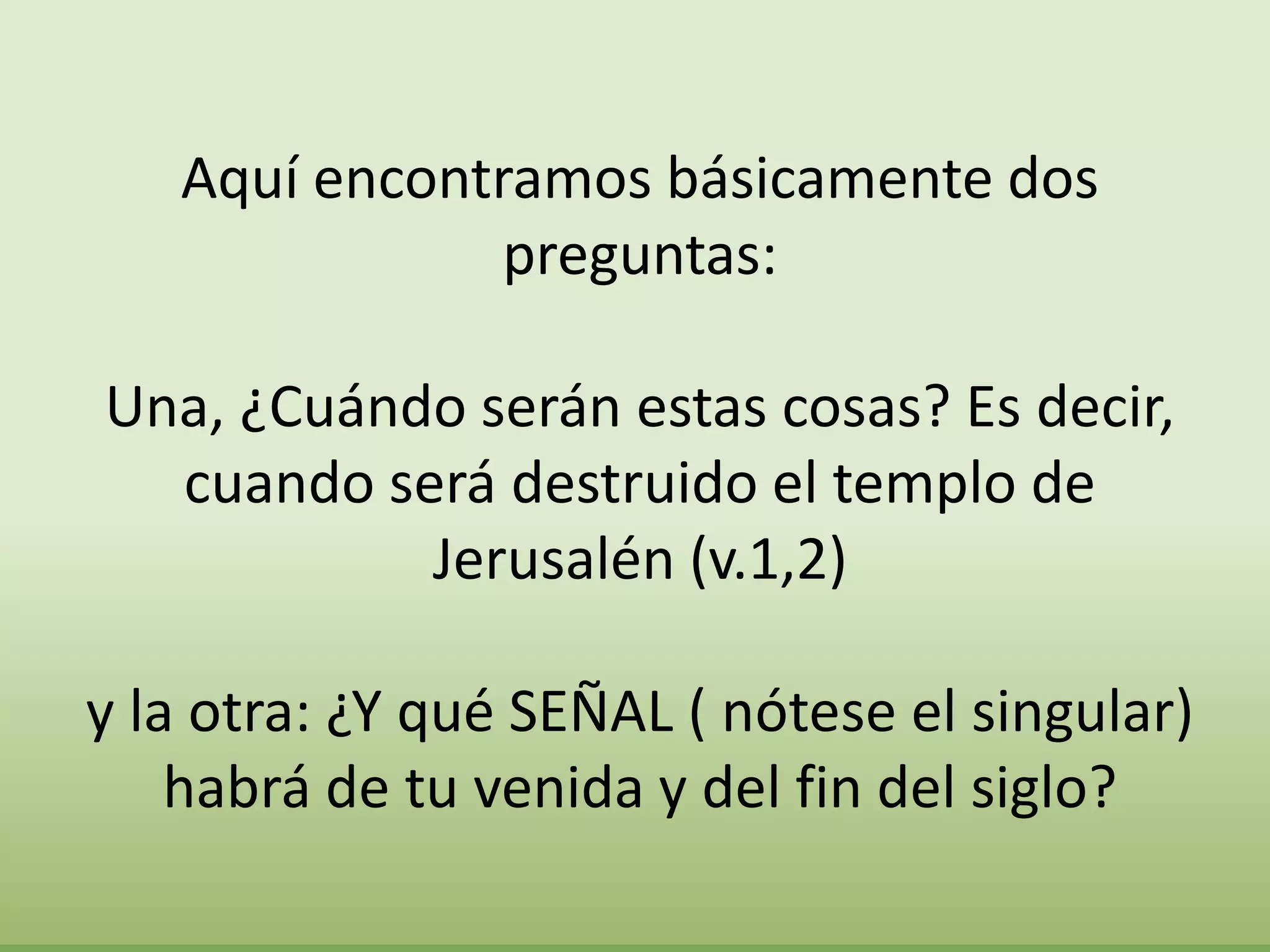 La clave de la 2da venida de cristo. Hugo Araujo | PPT