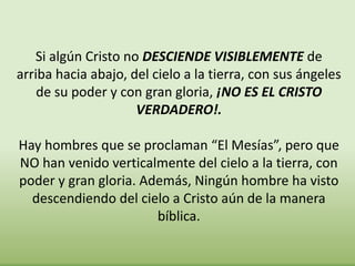 La clave de la 2da venida de cristo. Hugo Araujo | PPTX