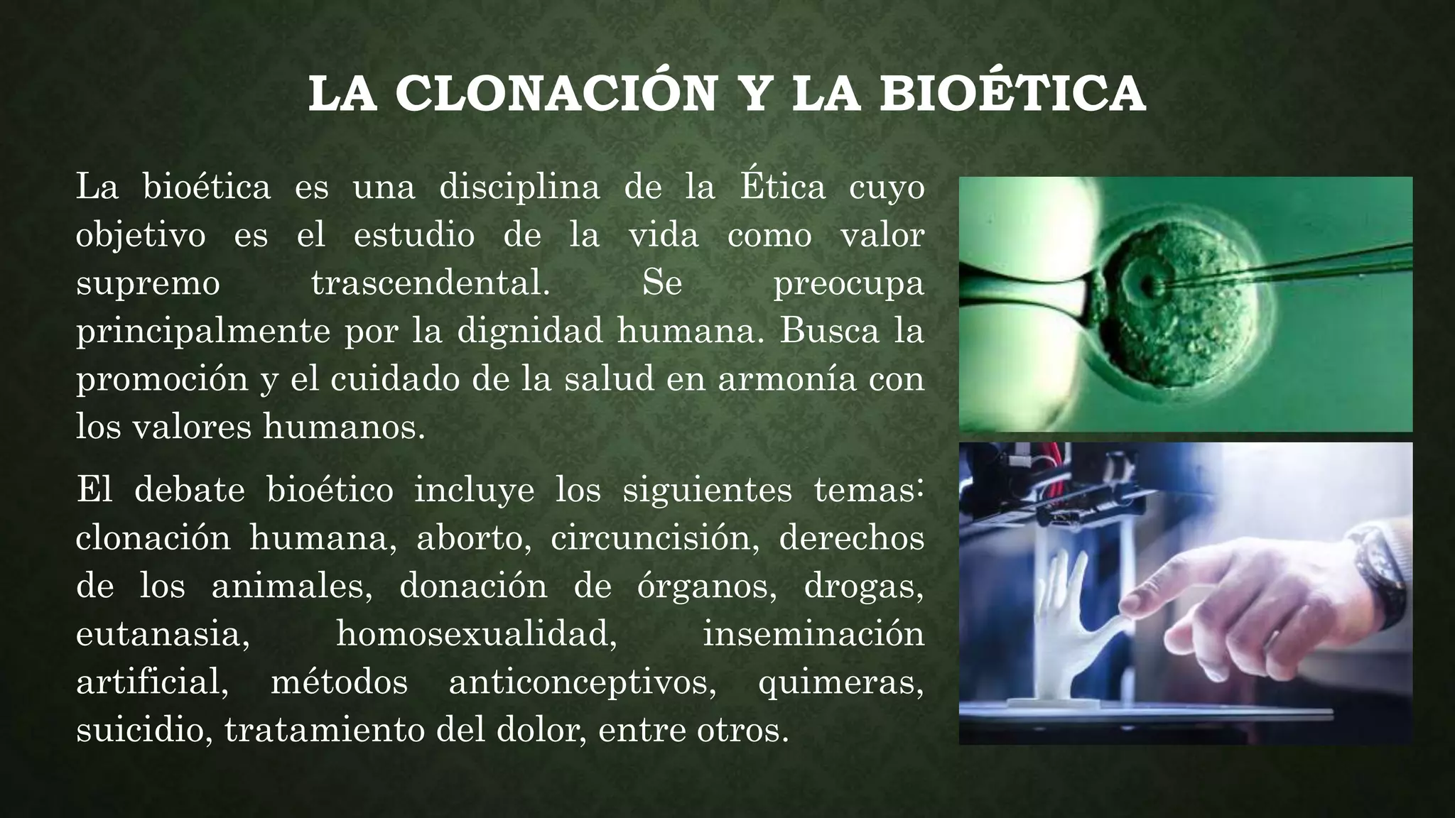 La clonacion, concepto, historia, tipos, importancia, la ética y la ...