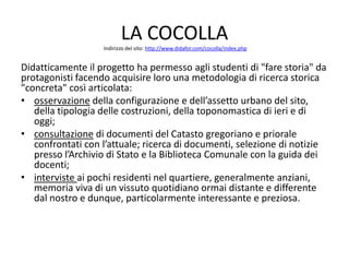 La cocolla - Macerata | PPT
