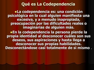 Codependencia Significado
