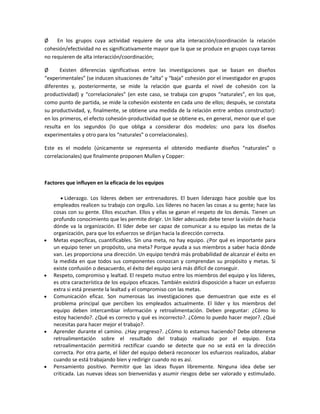 La cohesión grupal | DOCX