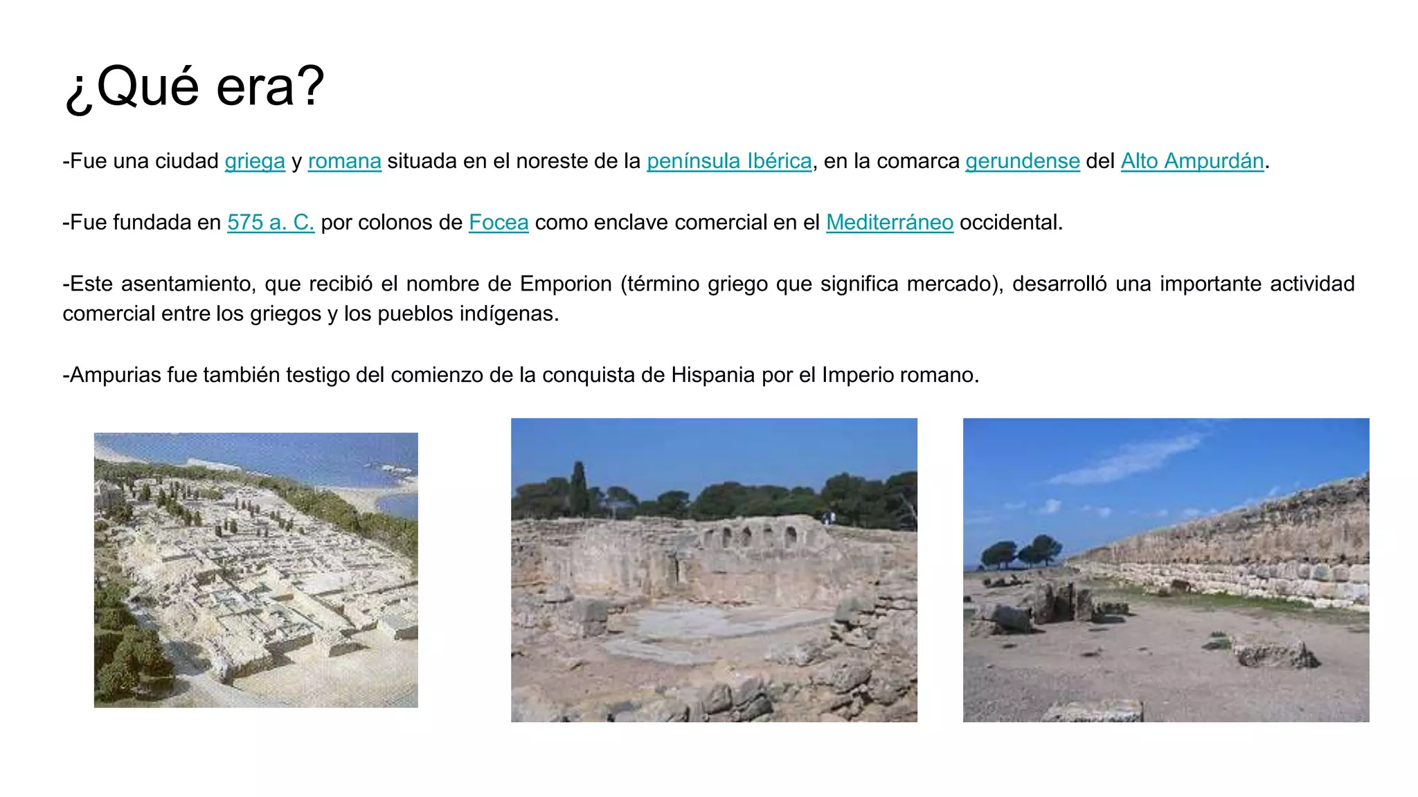 La colonia de ampurias | PPTX