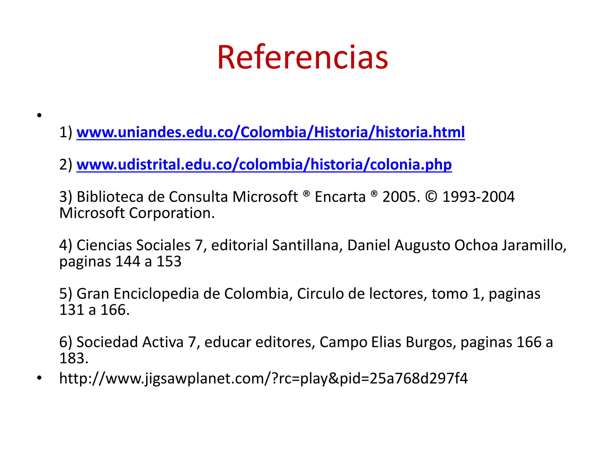 La colonia en colombia | PPTX