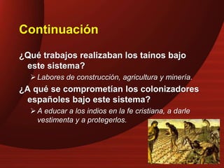 La colonización de Puerto Rico | PPTX | South America Travel | Travel ...