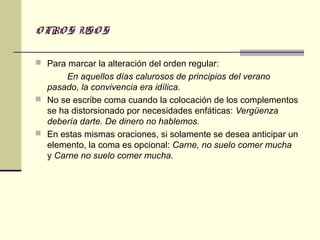 La coma (,) | PPT