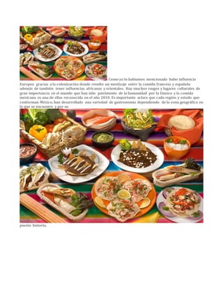 La comida mexicana | PDF