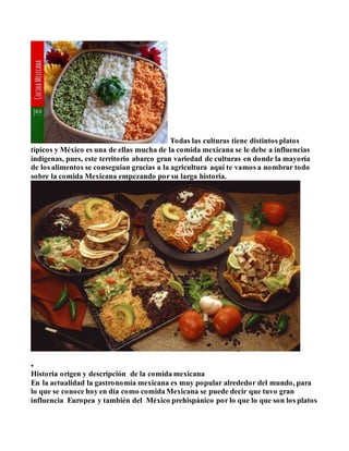 La comida mexicana | PDF