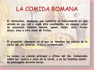 La comida romana | PPT