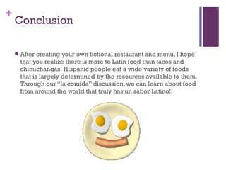 La comida Web Quest | PPT