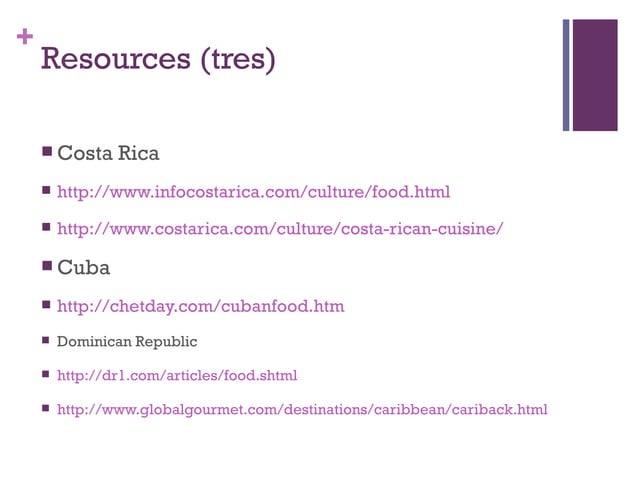 La comida web quest | PPT | World Cuisines | Food & Drink